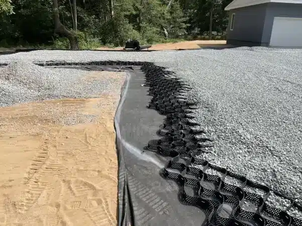 Geogrid for Gravel Driveway Reinforcement-GeoFanTex
